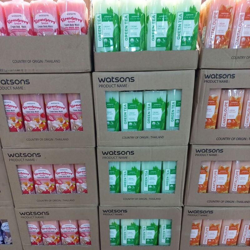 Jual watson cream body wash 1000ml | Shopee Indonesia