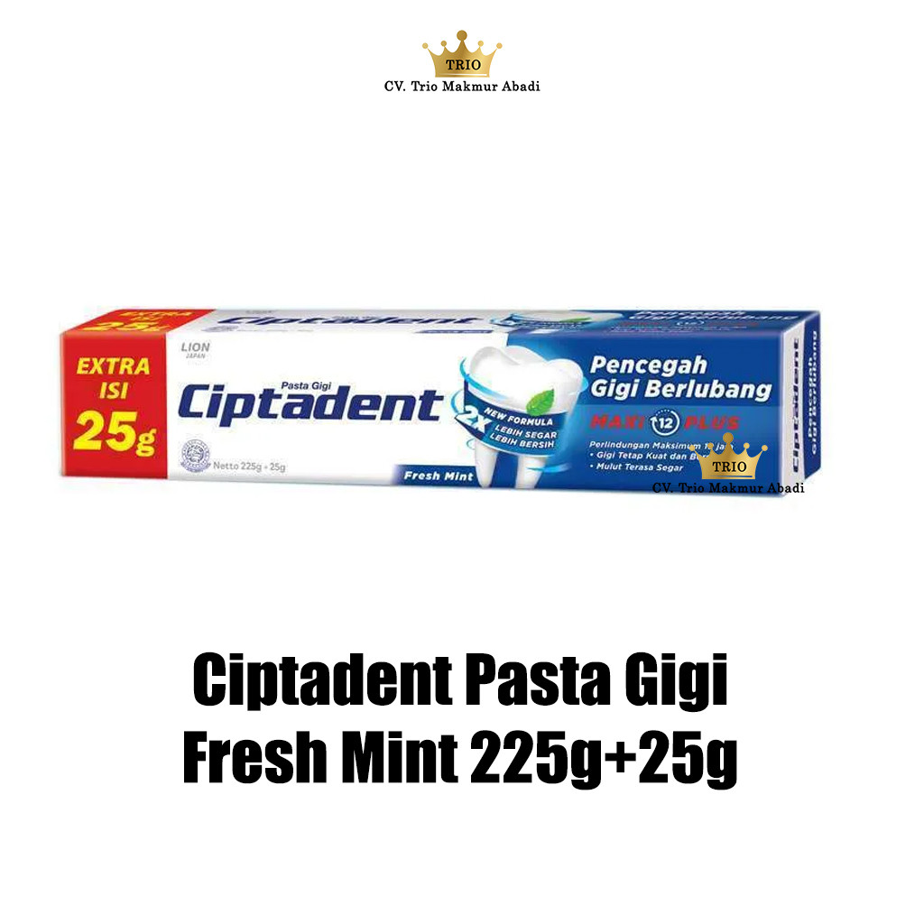Jual Ciptadent Fresh Mint 225g+25g | Shopee Indonesia
