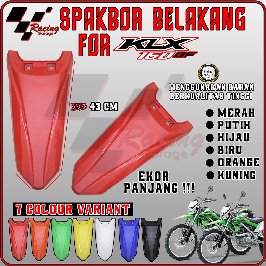 Jual SPAKBOR BELAKANG KLX BF DTRACKER BIG FOOT 150 250 KAWASAKI MOTOR CROSS TRAIL SUPERMOTO ...