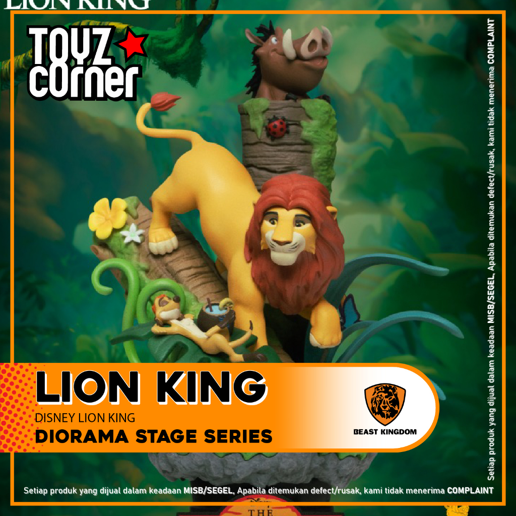 Jual Toyz Corner - Beast Kingdom Diorama Stage DS-076 Lion King | Shopee Indonesia