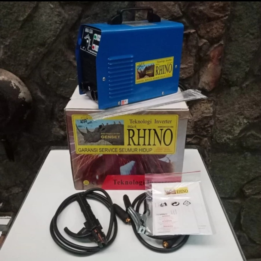 Jual mesin las RHINO BLACK INVERTER 450W | Shopee Indonesia