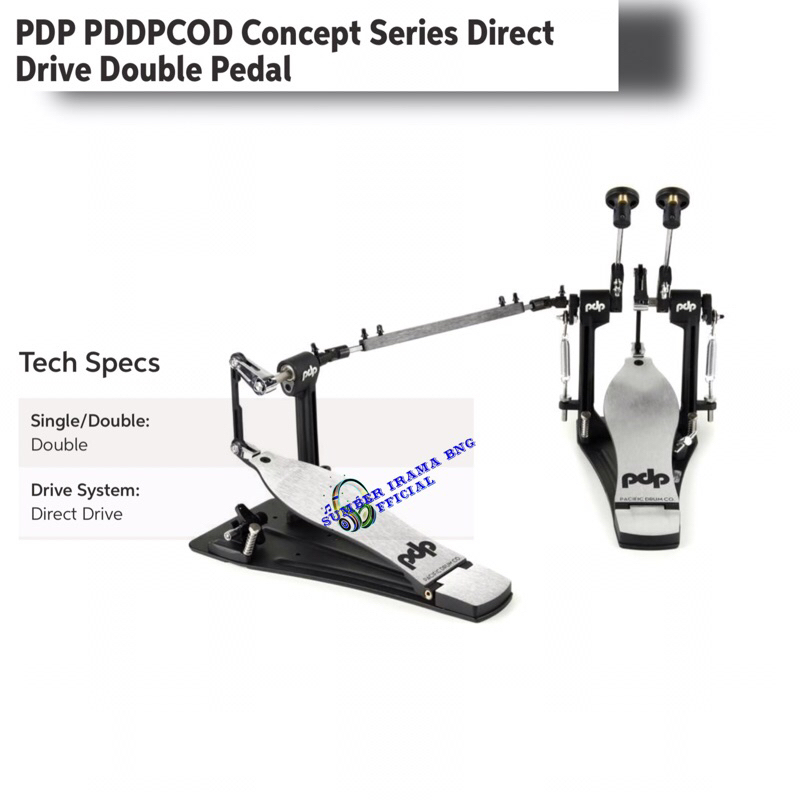 Jual PDP PDDPCOD - PDP CONCEPT SERIES DIRECT DRIVE DOUBLE BASS PEDAL ...