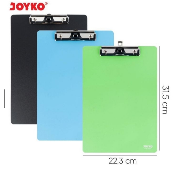 Jual JOYKO CLIPBOARD CLB-68 F4 PAPAN PASTEL JALAN ALAS UJIAN ALAT TULIS ...