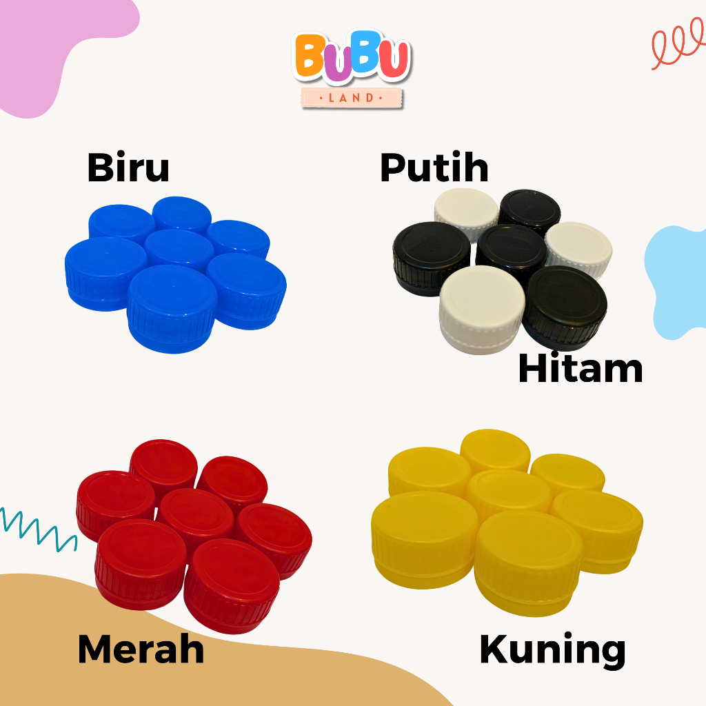 Jual Paket Tutup Botol Plastik Mix Warna atau Bisa Pilih Warna Longneck ...