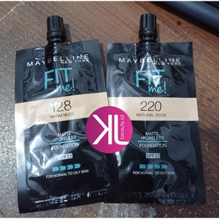 Jual Maybeline Fit Me foundation Travel Size Sachet | Shopee Indonesia