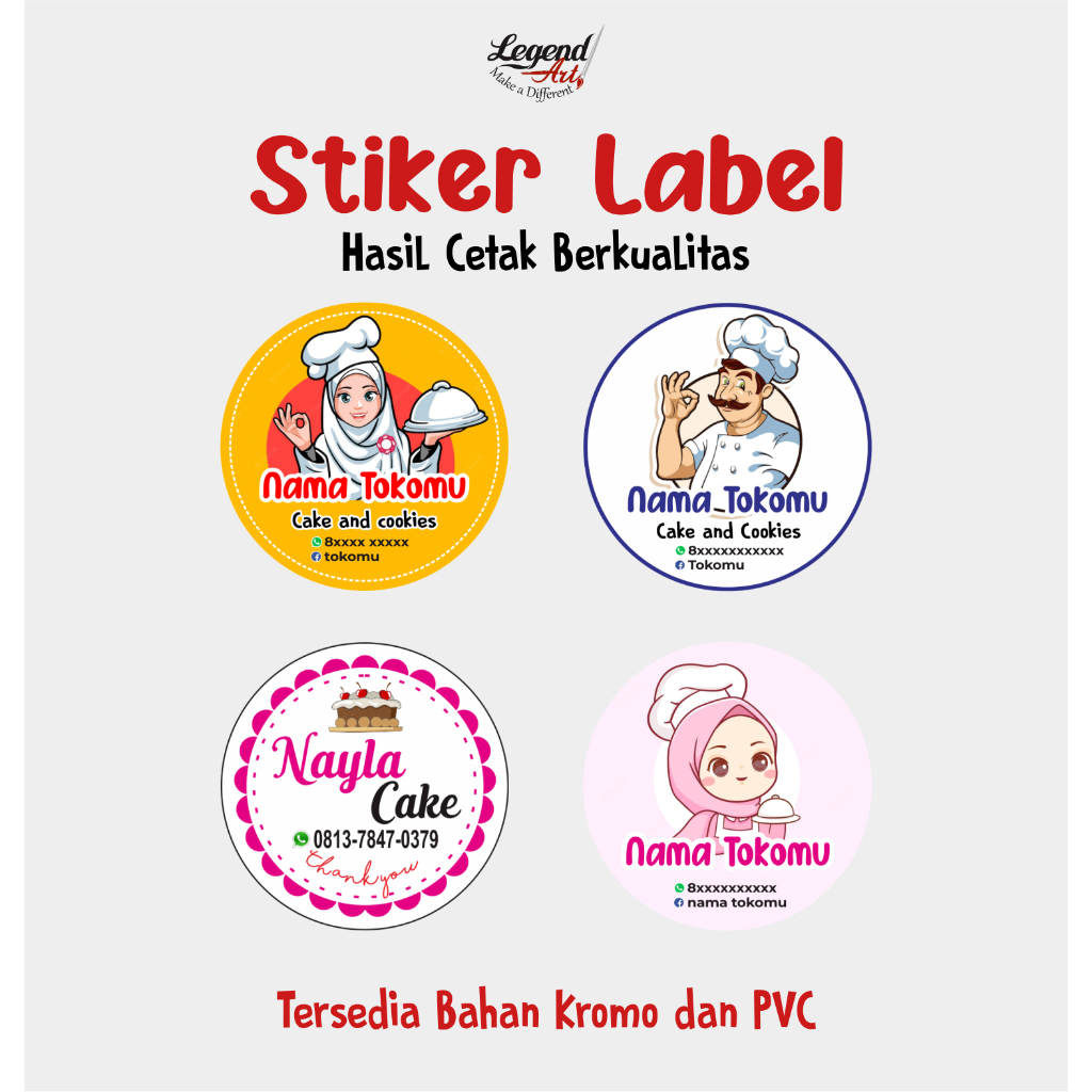 Jual Cetak Stiker Label Makanan - Cetak Stiker Label - Stiker Label ...