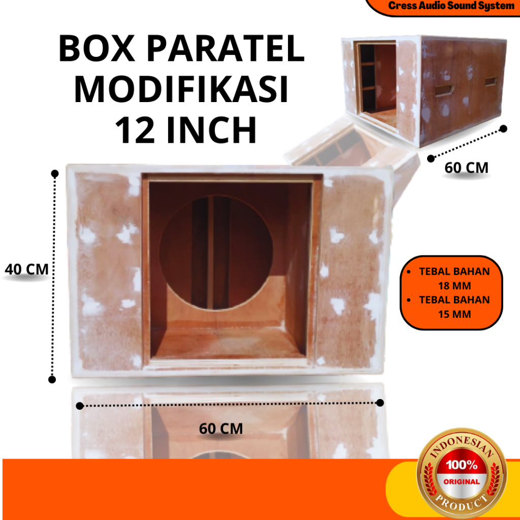 Jual Box Sound System Speaker PARATEL MODIFIKASI 12 Inch Papan Triplek ...