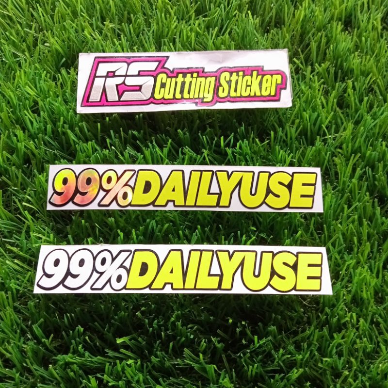 Jual sticker 99% dailyuse sticker cutting | Shopee Indonesia