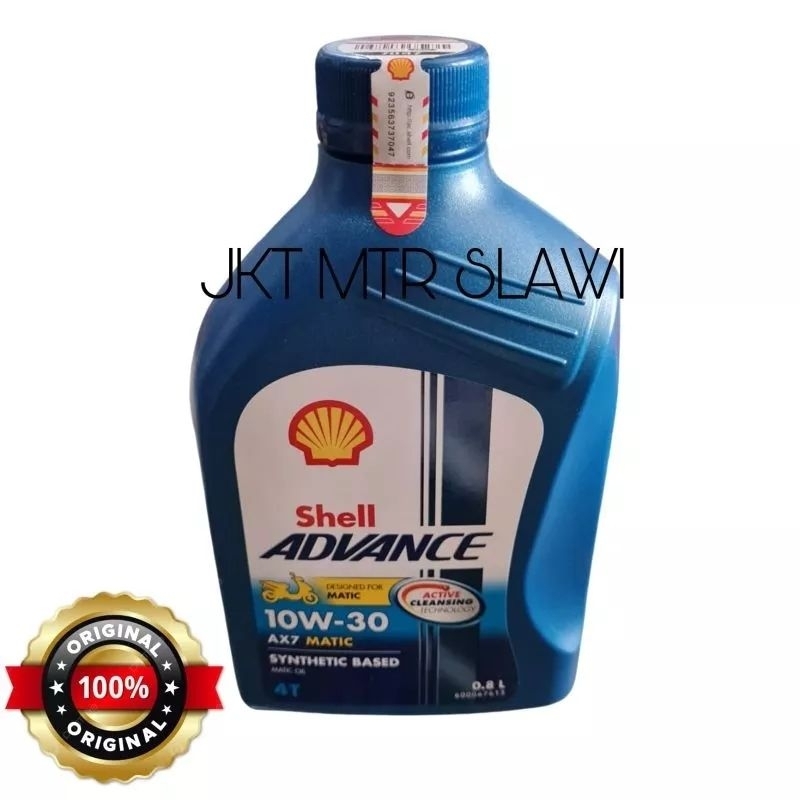 Jual oli shell matic 0,8 oil shell matic 0,8 10W-30 ASLI | Shopee Indonesia