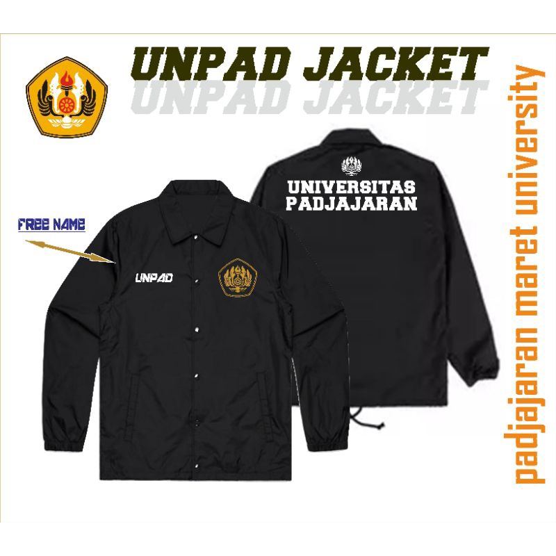 Jual Jaket Universitas Padjajaran Bandung Coach Jacket UNPAD bisa ...