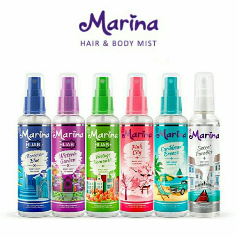 Jual Marina Body Mist Cologne Parfum 100ml | Shopee Indonesia