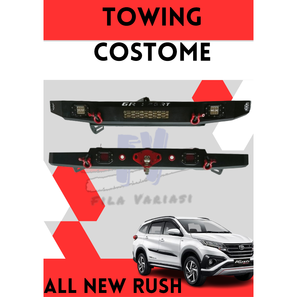Jual Towing Bumper Depan Belakang Mobil Toyota All New Rush Model ...