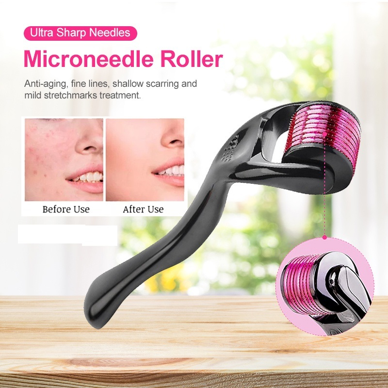 Jual Derma Roller Alat Terapi Pertumbuhan Kulit & Rambut / 540 Scar ...