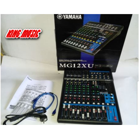 Jual AUDIO MIXER YAMAHA MG 12XU/MG12XU ( 12 channel ) | Shopee Indonesia
