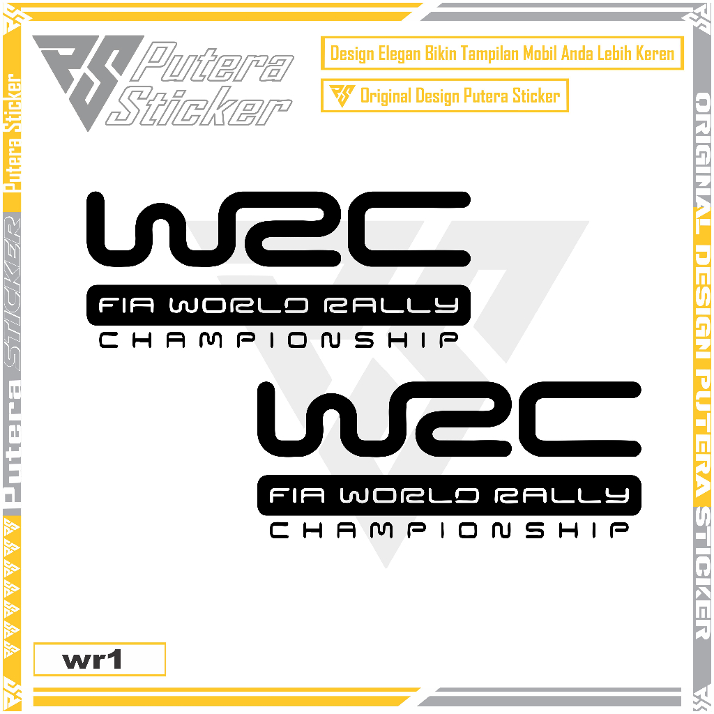 Jual stiker murah stiker wrc sparco stiker mobil sticker iklan/sponsor ...