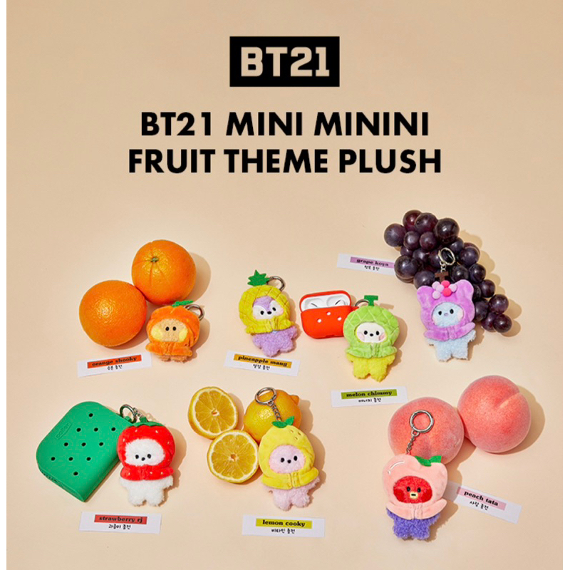 Jual DP - ORDER BT21 MINI MININI FRUIT | Shopee Indonesia