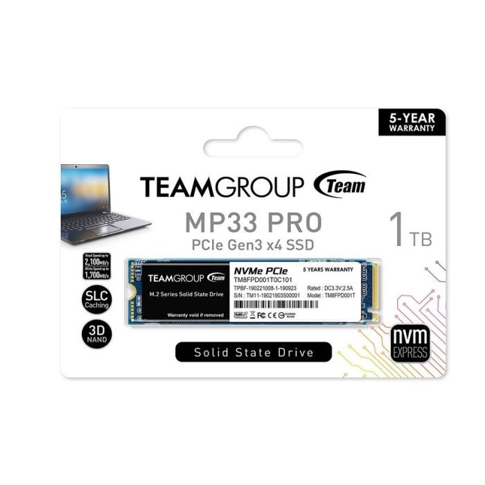 Jual SSD TEAM GROUP NVME PCI-E MP33 PRO 1TB | TM8FPD001T0C101 | Shopee ...