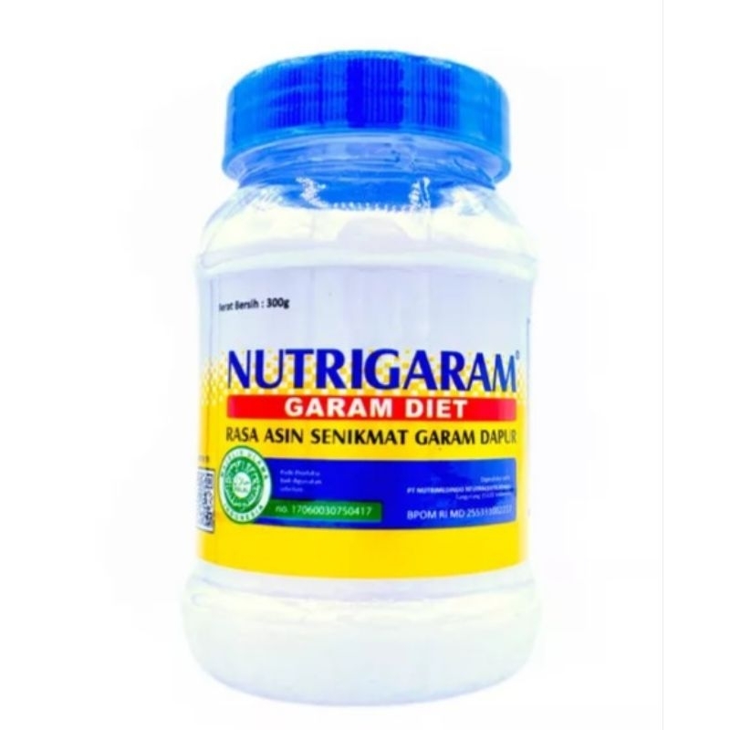 Jual NUTRISALIN GARAM DIET 400GR GARAM RENDAH NATRIUM 400 GR GARAM ...