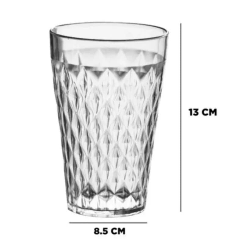 Jual Gelas Plastik Tebal Diamond Tempat Air Minum Kopi Teh Jus Gelas Crystal Plastik Anti Pecah ...