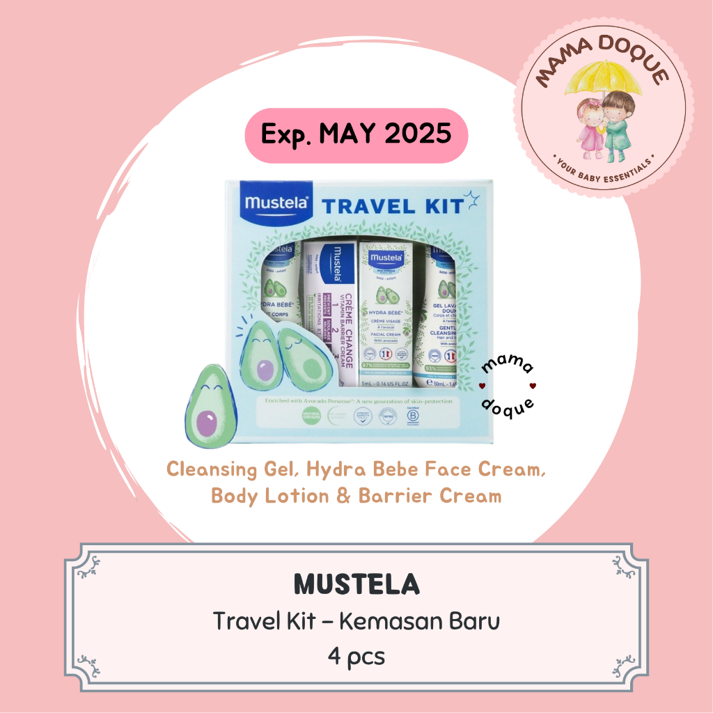 Jual Mustela Travel Kit 4pcs ( Kemasan Baru ) | Shopee Indonesia