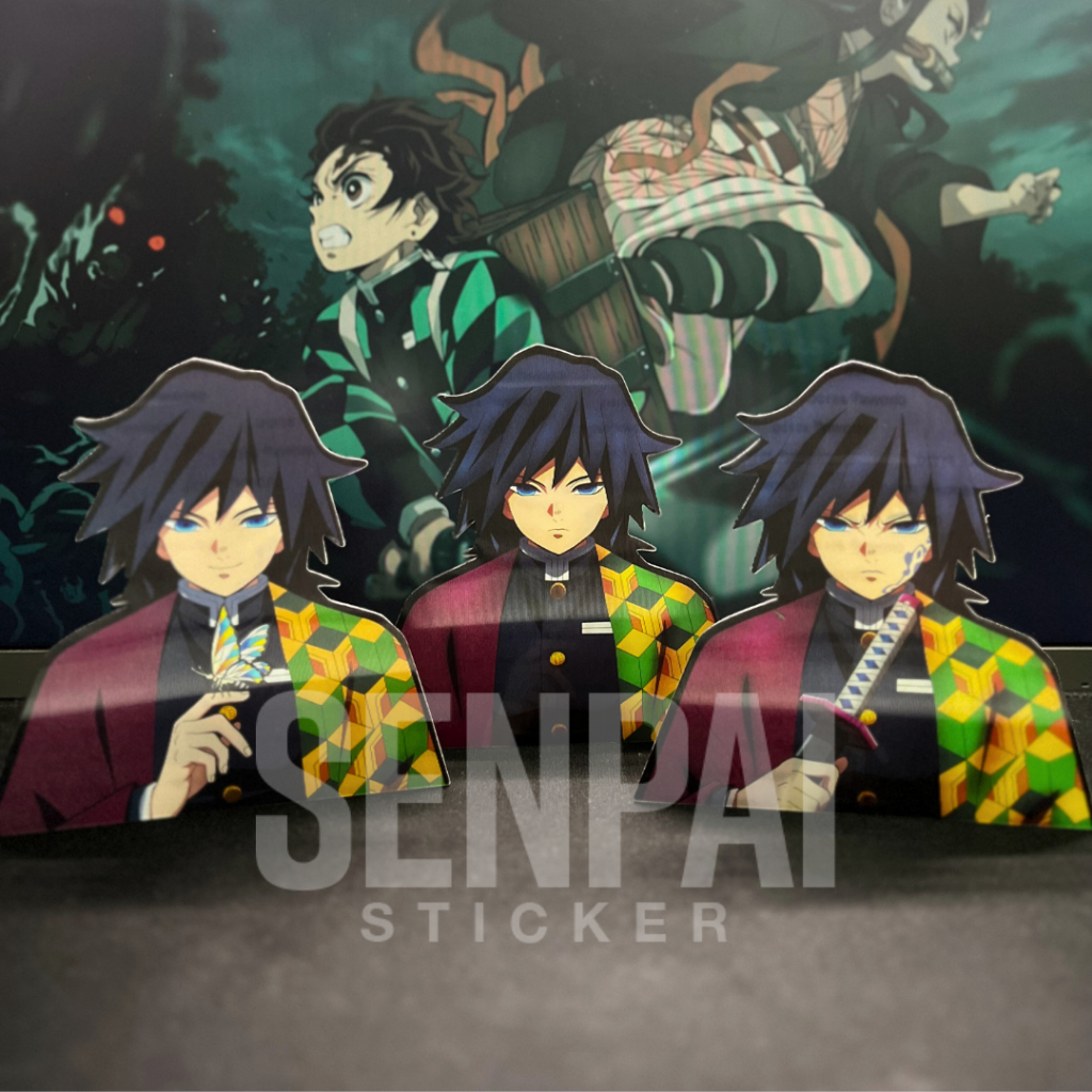 Jual Demon Slayer SENPAI STICKER Stiker Anime 3D TER MURAH Kimetsu no ...