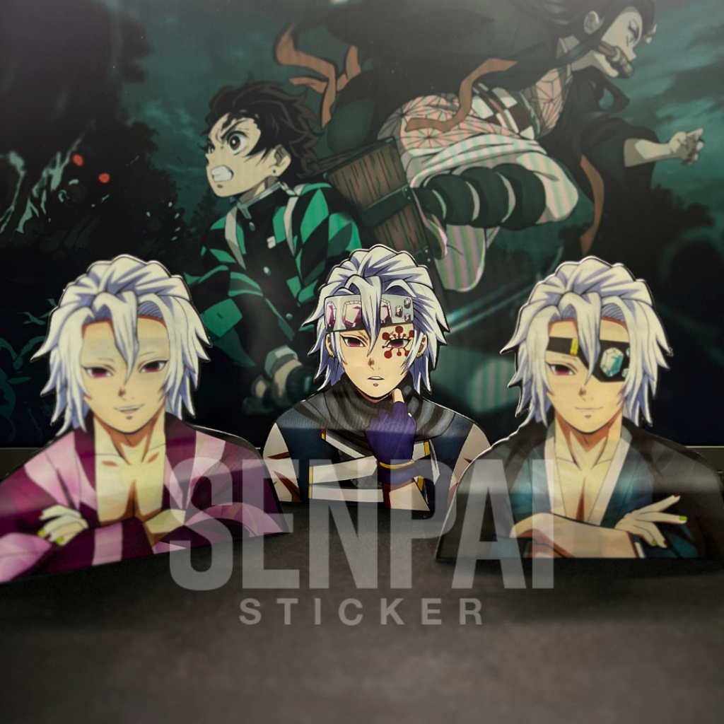 Jual Demon Slayer SENPAI STICKER Stiker Anime 3D TER MURAH Kimetsu no ...