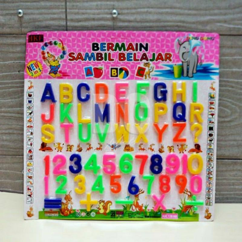 Jual PROMO Mainan Anak Edukasi Huruf Dan Angka Alphabet Numbers ...