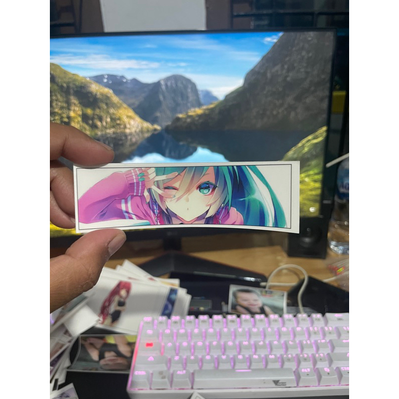 Jual Custome Stiker anime LCD Speedometer Honda new vario 125/150/160 ...