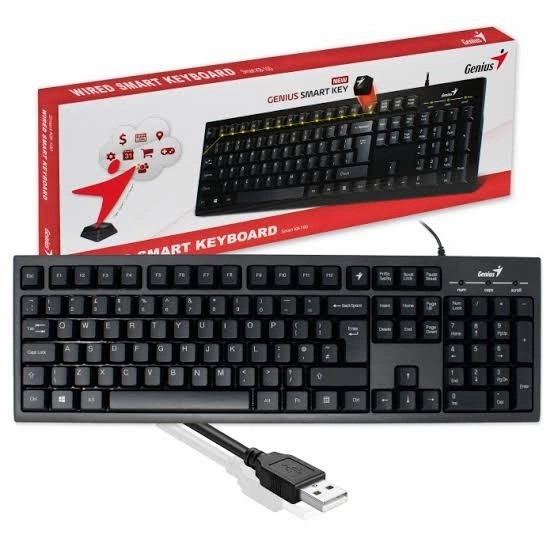 Jual Keyboard Genius KB-100 USB Smart Keyboard / KB100 | Shopee Indonesia