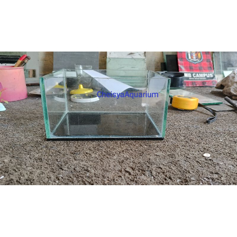 Jual akuarium mini soliter cupang soliter Guppy murah ukuran 20x15x10 ...