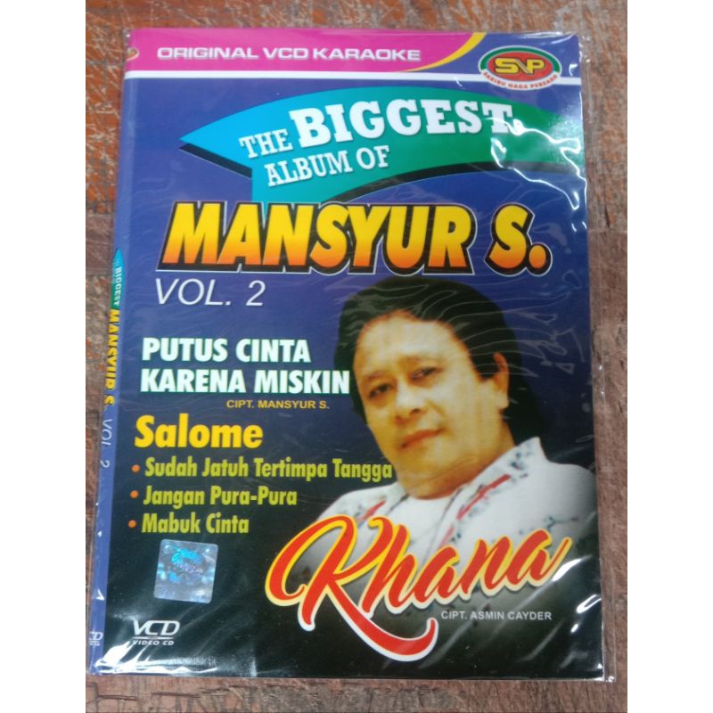 Jual Kaset Vcd original lagu The biggest album of Mansur s | Shopee Indonesia