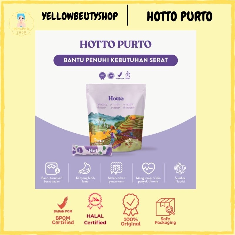 Jual HOTTO PORTO MULTIGRAIN WITH PURPLE POTATO 1Pouch-16 sachet ...