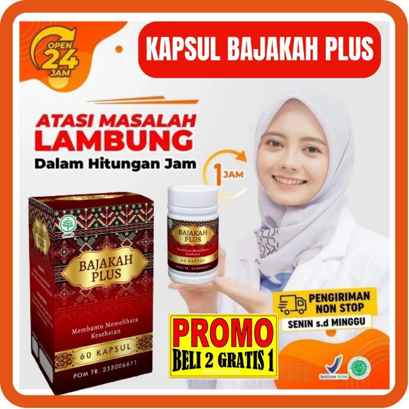 Jual OBAT ASAM LAMBUNG DAN MAAG - KAPSUL BAJAKAH PLUS Isi 60 Akar Kayu ...