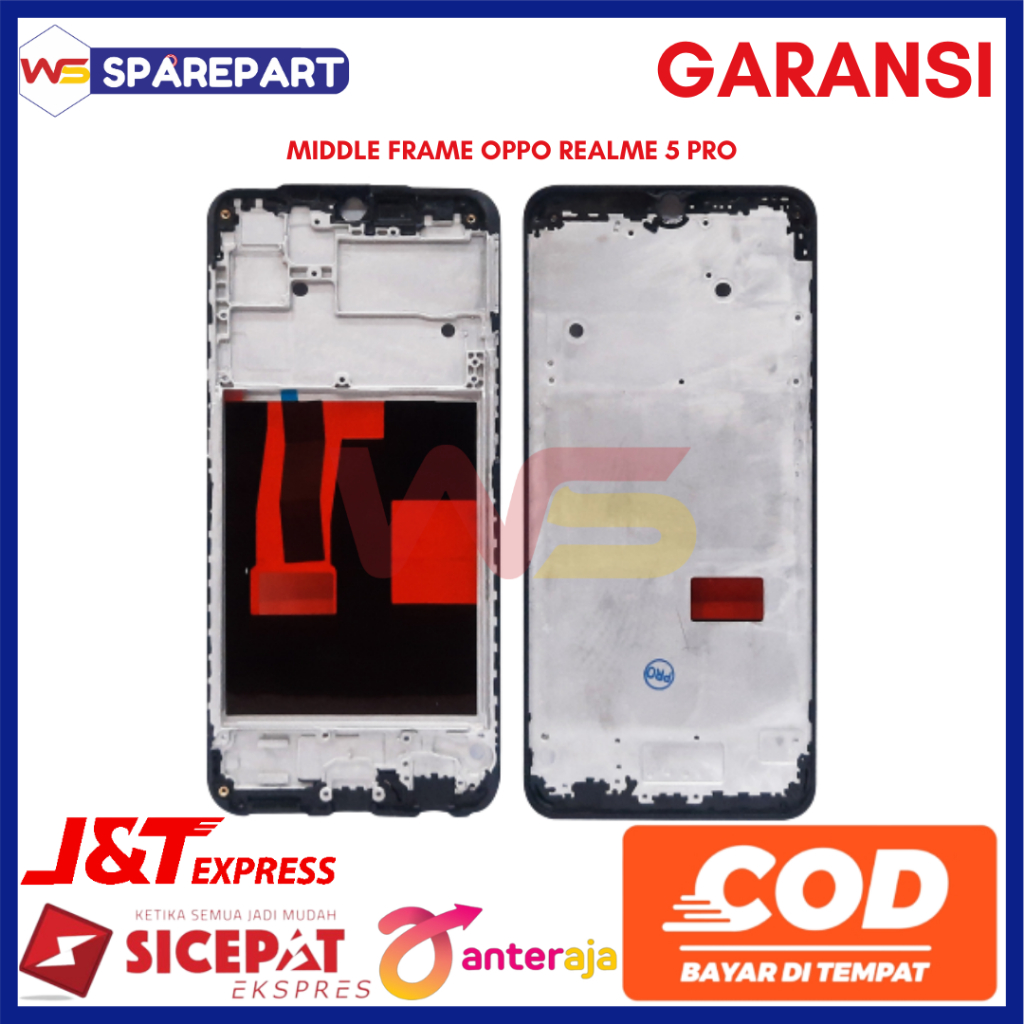 Jual FRAME LCD OPPO REALME 5 PRO / TULANG TENGAH OPPO REALME 5 PRO ...