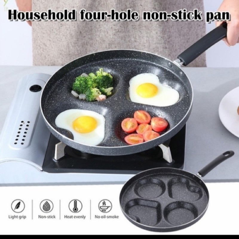 Jual FRYPAN CETAKAN TELUR 4 LUBANG GORENG TELOR BULAT DAN VARIASI ...