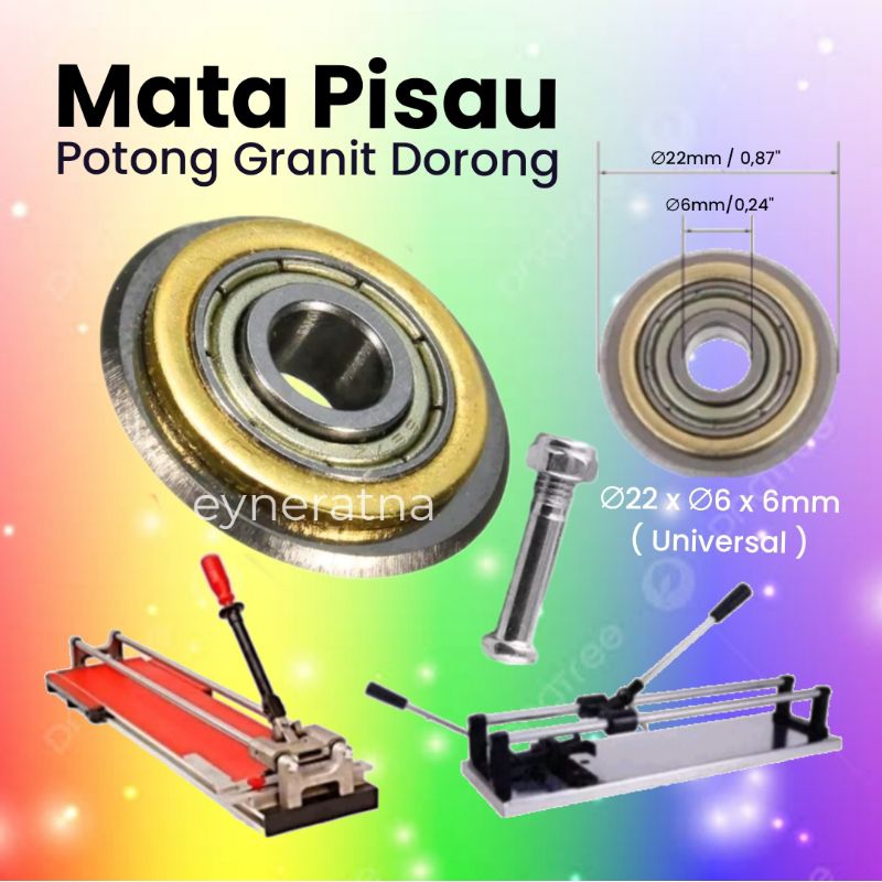 Jual Mata pisau alat potong keramik granit roda bearing dorong laser ...