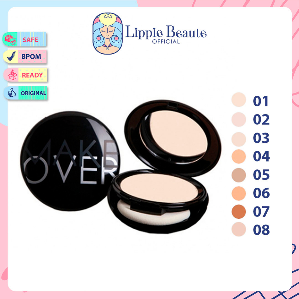 Jual MAKE OVER - Perfect Cover Two Way Cake | Shopee Indonesia