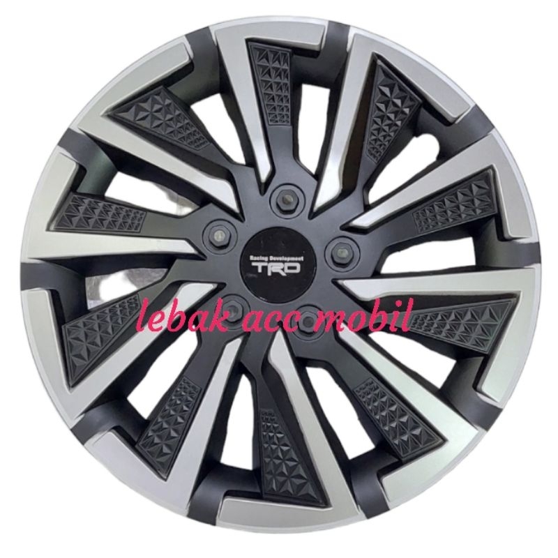 Jual Dop velg / dop roda mobil ring 14 / R14 universal model exo silver ...