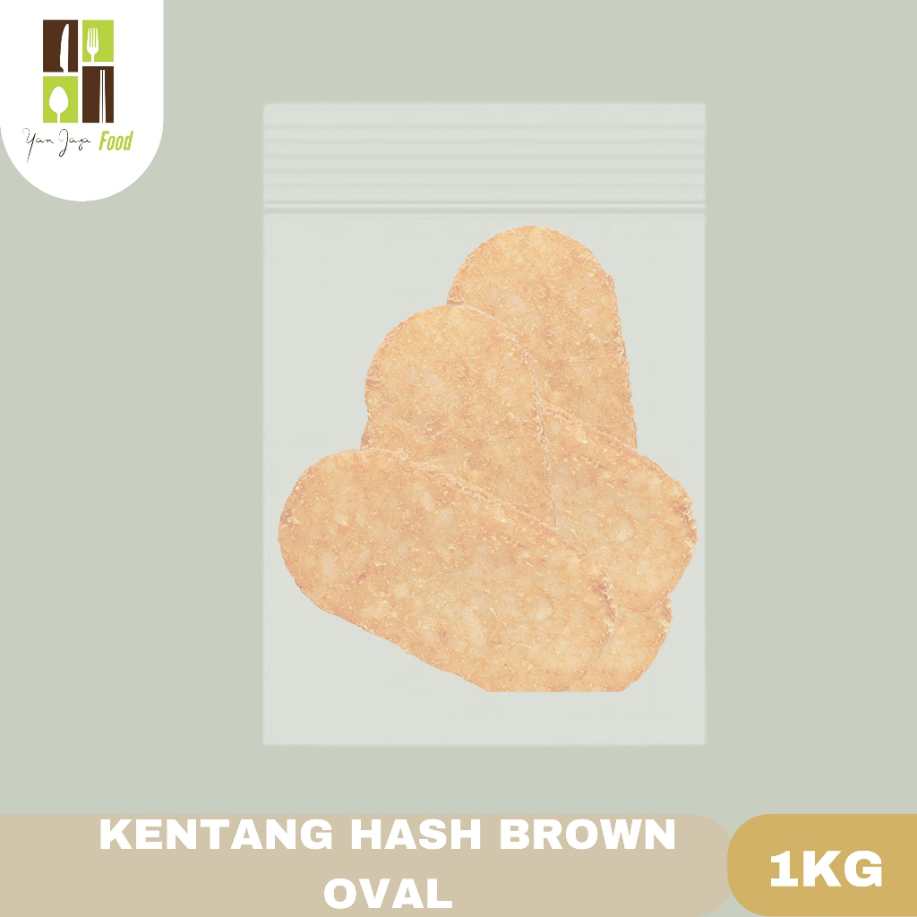Jual Kentang Hash Browns Oval / Hash Brown Lonjong / Frozen / Bersih ...
