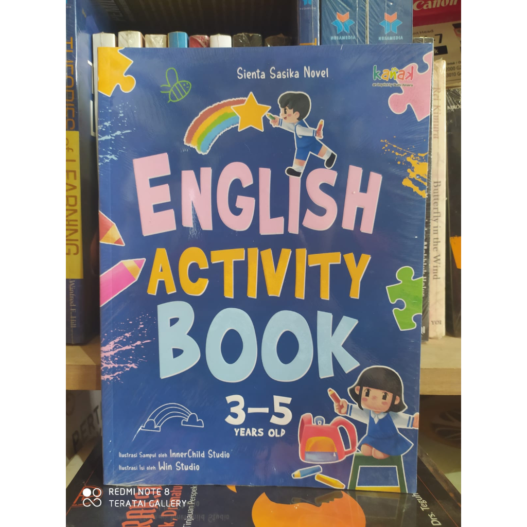 Jual English Activity Book 3-5 Years Old - Sienta Sasika Novel #AKSARA ...