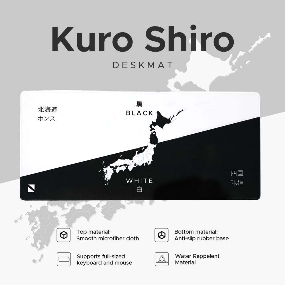 Jual Noir Kuro Shiro Deskmat Cloth Gaming Mouse Pad | Shopee Indonesia
