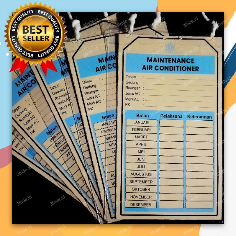 Jual Laporan AC/Air Conditioner/Maintenance/Log AC/Kartu Ac | Shopee ...