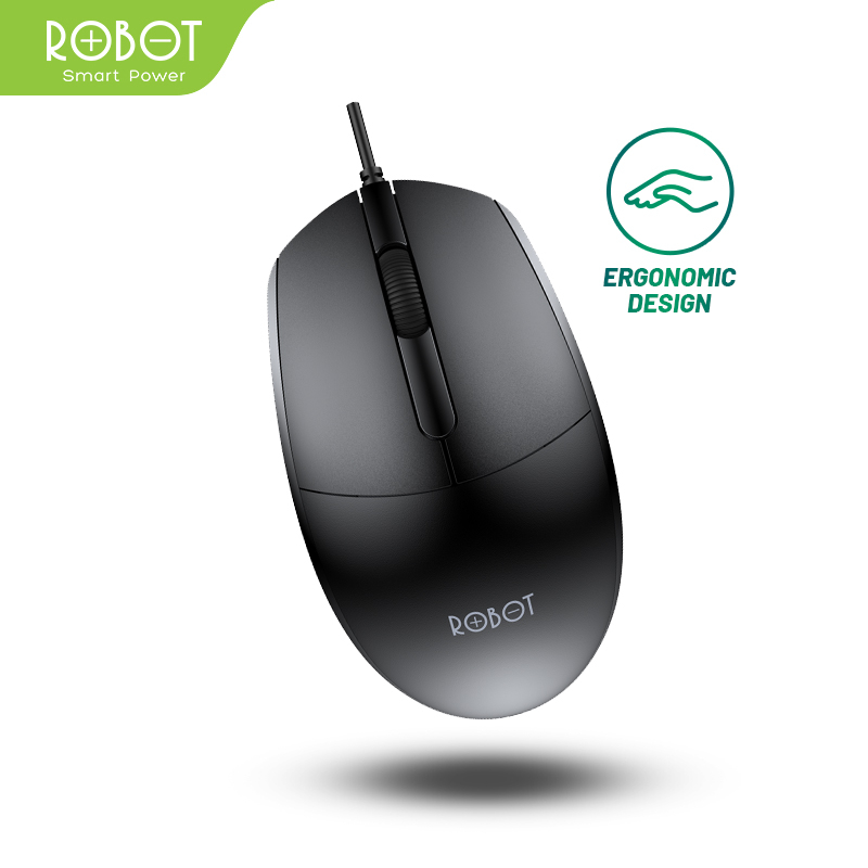 Jual ROBOT M102 Mouse Kabel Optical – Mouse Kantor USB Wired untuk Laptop & PC – Garansi Resmi 1 ...