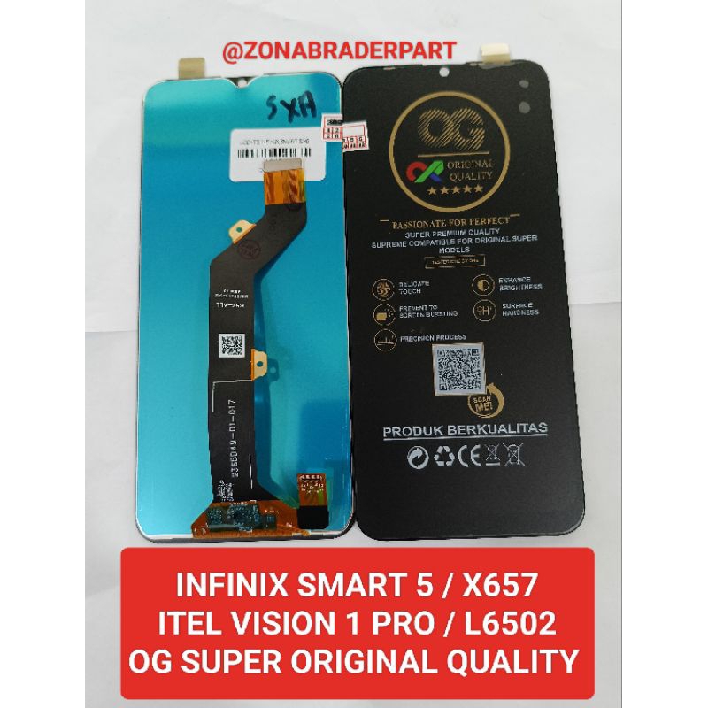 Jual LCD + TS INFINIX SMART 5 / X657 / ITEL VISION 1 PRO / L6502 / OG ...