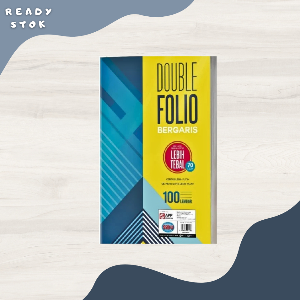 Jual DOUBLE FOLIO SIDU / KERTAS FOLIO BERGARIS / DOUBLE FOLIO 200S SIDU ...