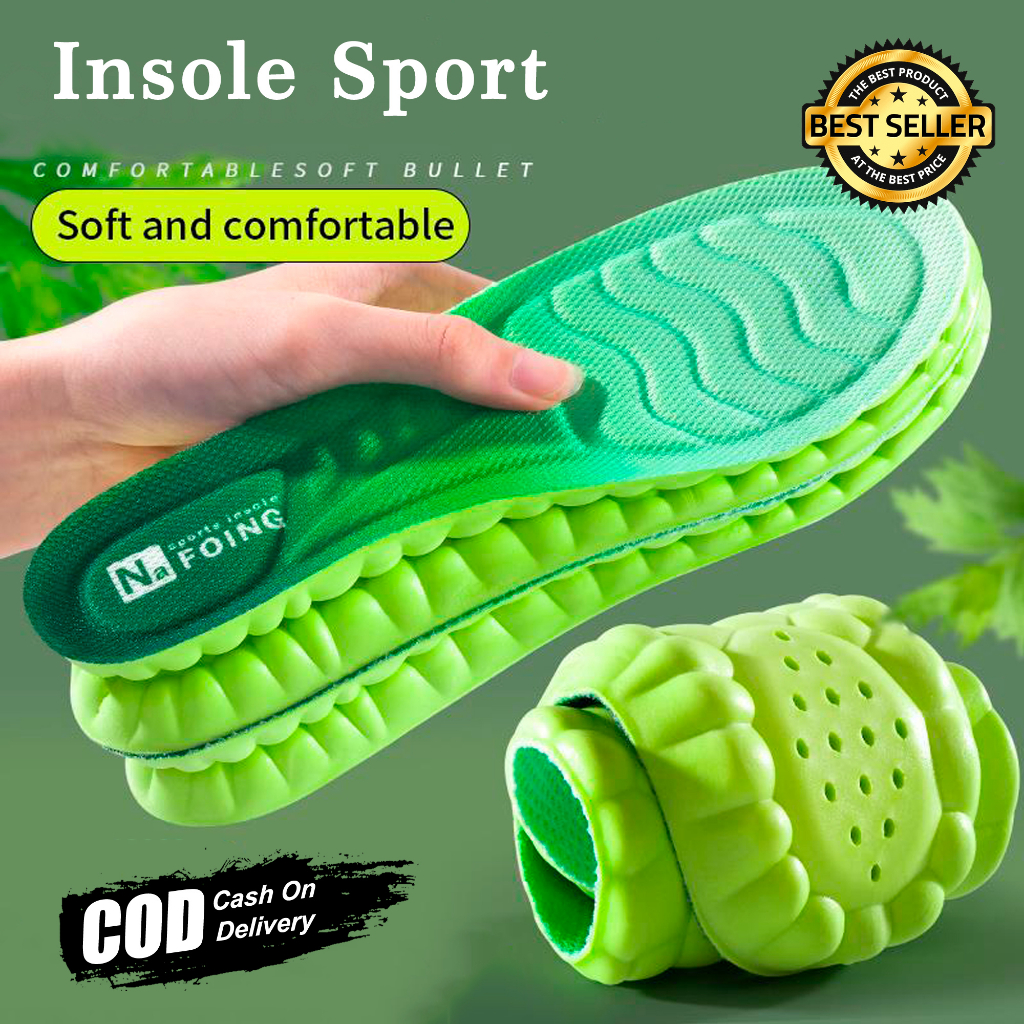 Jual Insole Sepatu Olahraga Tebal Empuk Sol Dalam Alas Kaki Sepatu ...