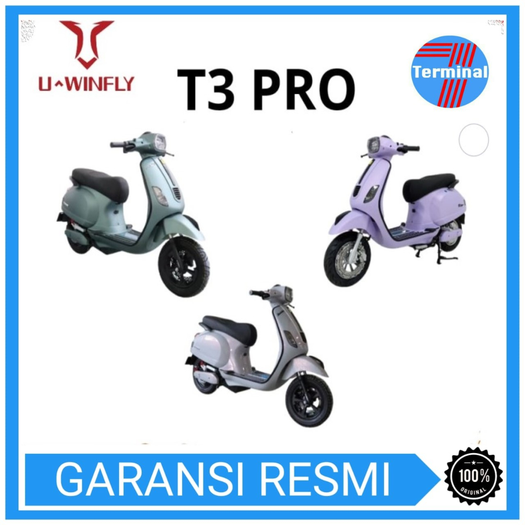 Jual Motor Listrik Uwinfly T3 PRO 1200watt | Shopee Indonesia