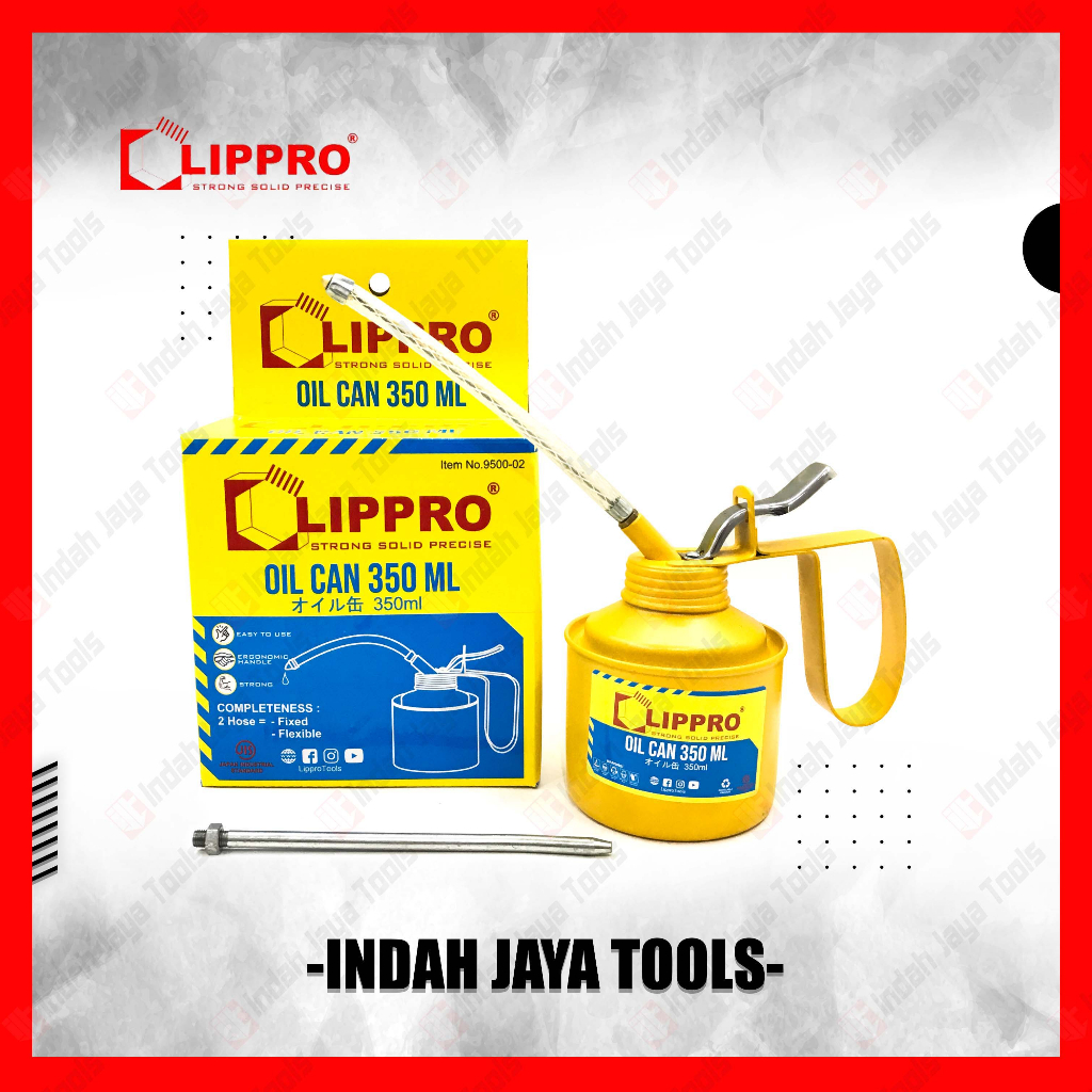 Jual LIPPRO 9500-02 Oil Can Kaleng 350 mL Semprotan Oli Botol Minyak ...