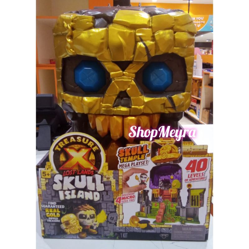 Jual Treasure X Lost Lands Skull Island Skull Temple Mega Playset ...