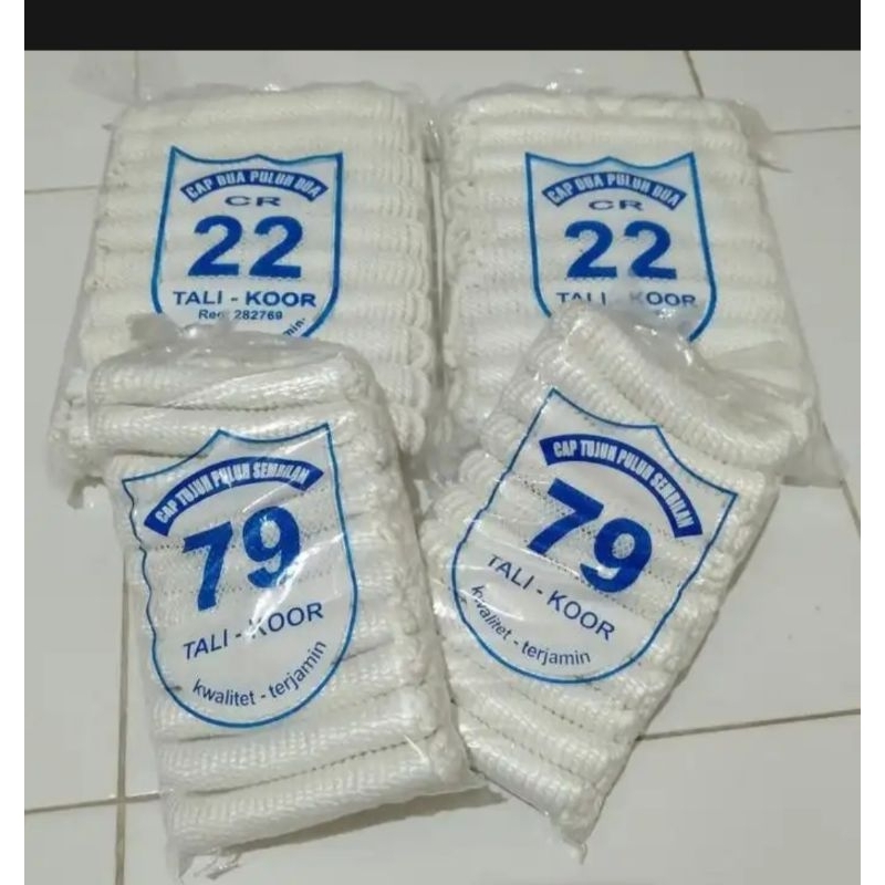 Jual talikur Pramuka tali tambang Pramuka putih UK 5m dan 10m | Shopee ...